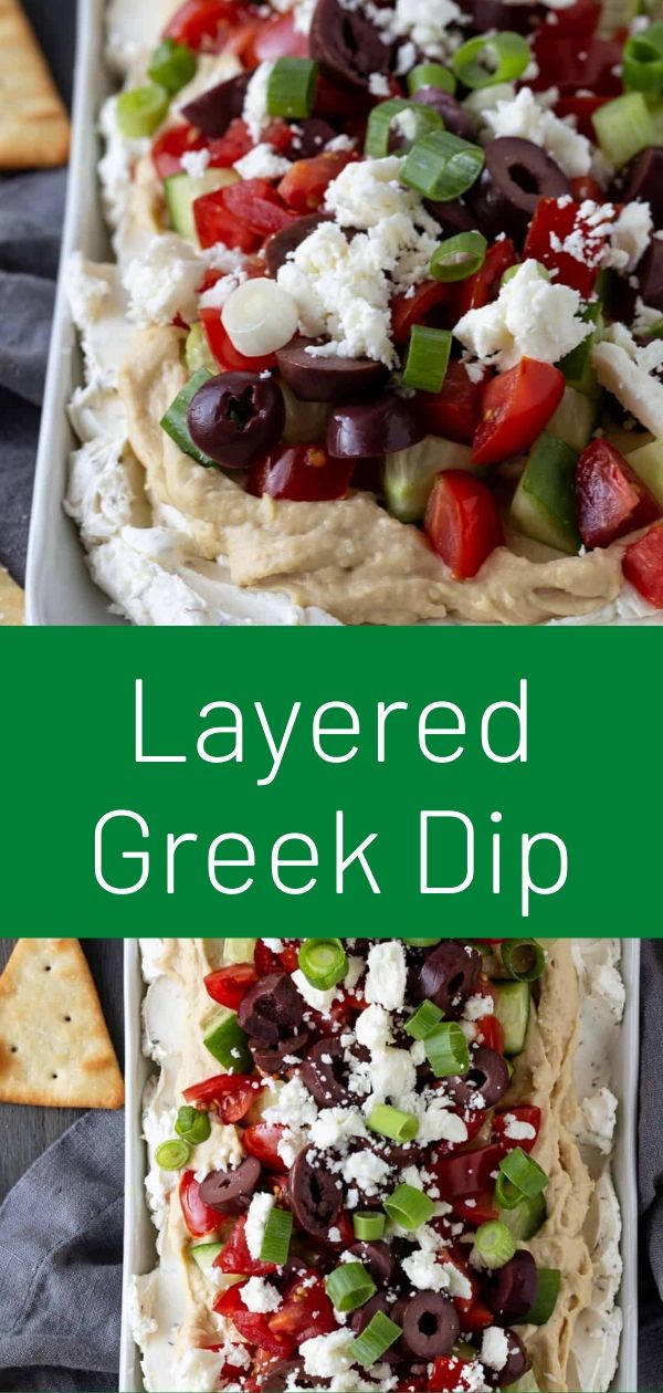 Layered Greek Dip - GOOD FOOD RECIPES