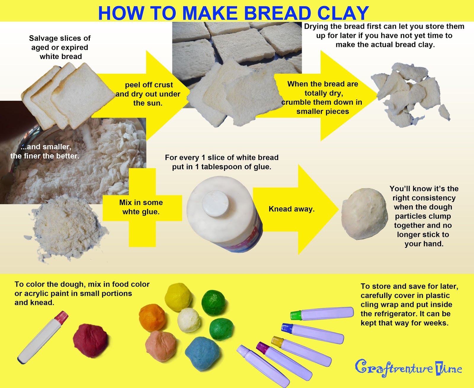 Craftventure Time: How to Make Bread Clay