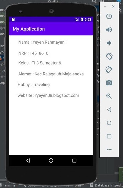 PENGENALAN IDE ANDROID STUDIO DAN MEMBUAT PROJECT APLIKASI BIODATA ...