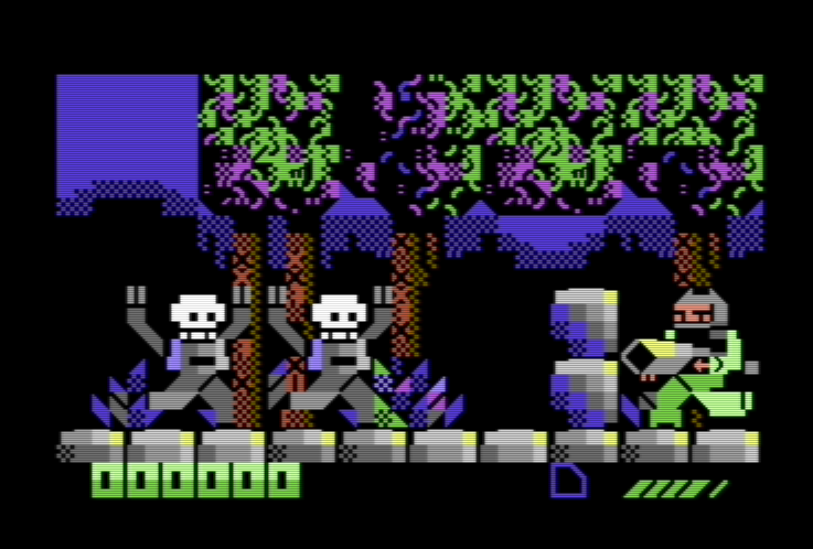 Old Machinery: Digiloi: Action game with C64 default characters