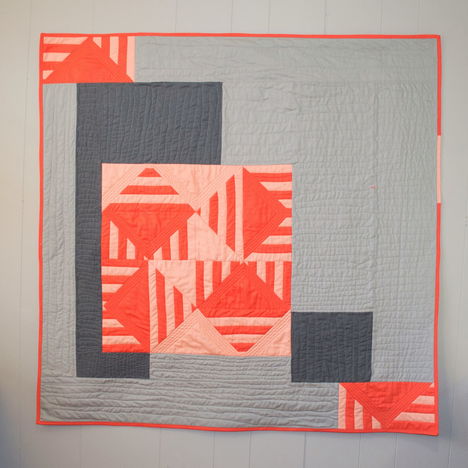 Purple Panda Quilts: Simple & Modern Baby Quilt Tutorial