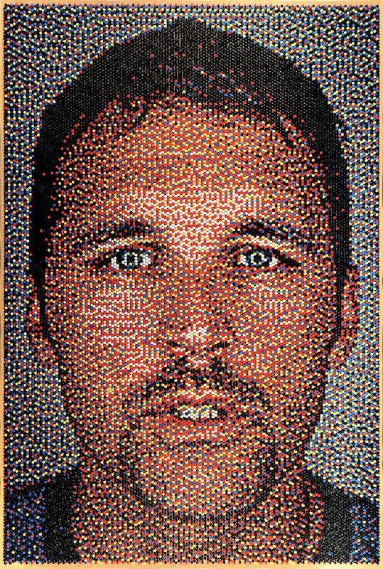 Simply Creative: Push Pin Art by Eric Daigh