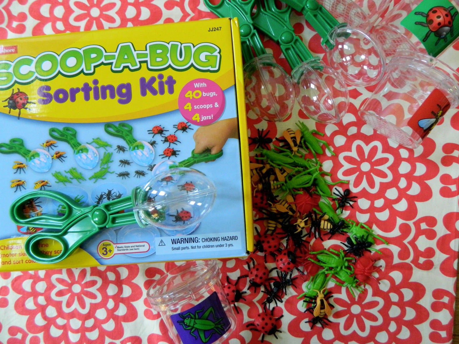 the vintage umbrella: sort-a-bug and bug jar