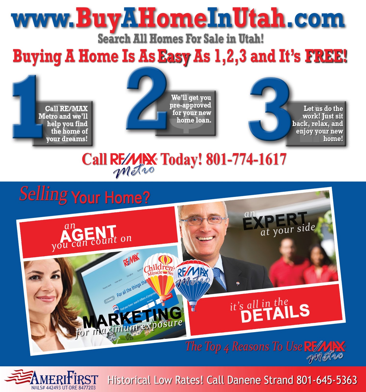 Buying A Home Is As Easy As 1,2,3 and It's FREE!