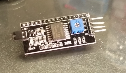Innovation: Interfacing Lcd i2c with arduino 0X3F for board with MH marking