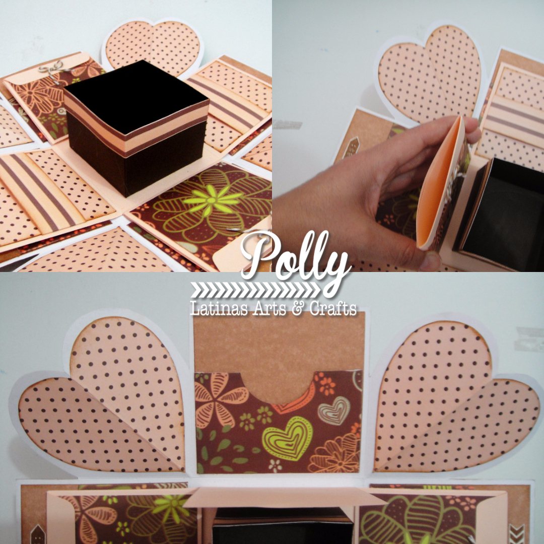 Manualidades Polly: Tutorial 68 con LAC - Cajita Explosiva