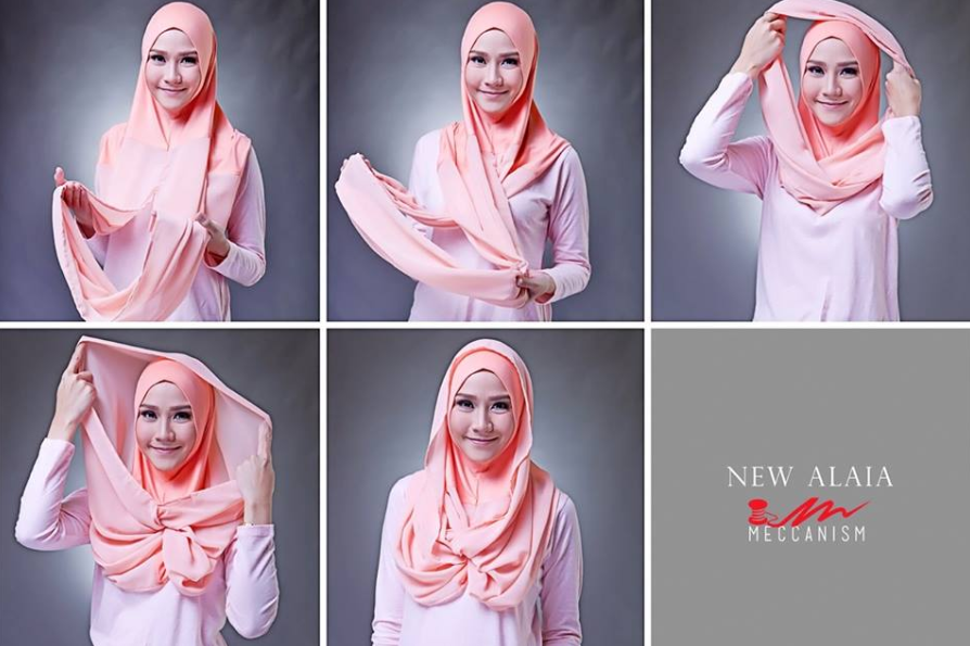 BAJU TRENDY: Tutorial Hijab Modern Pashmina Kaos Simple Model Baru ...