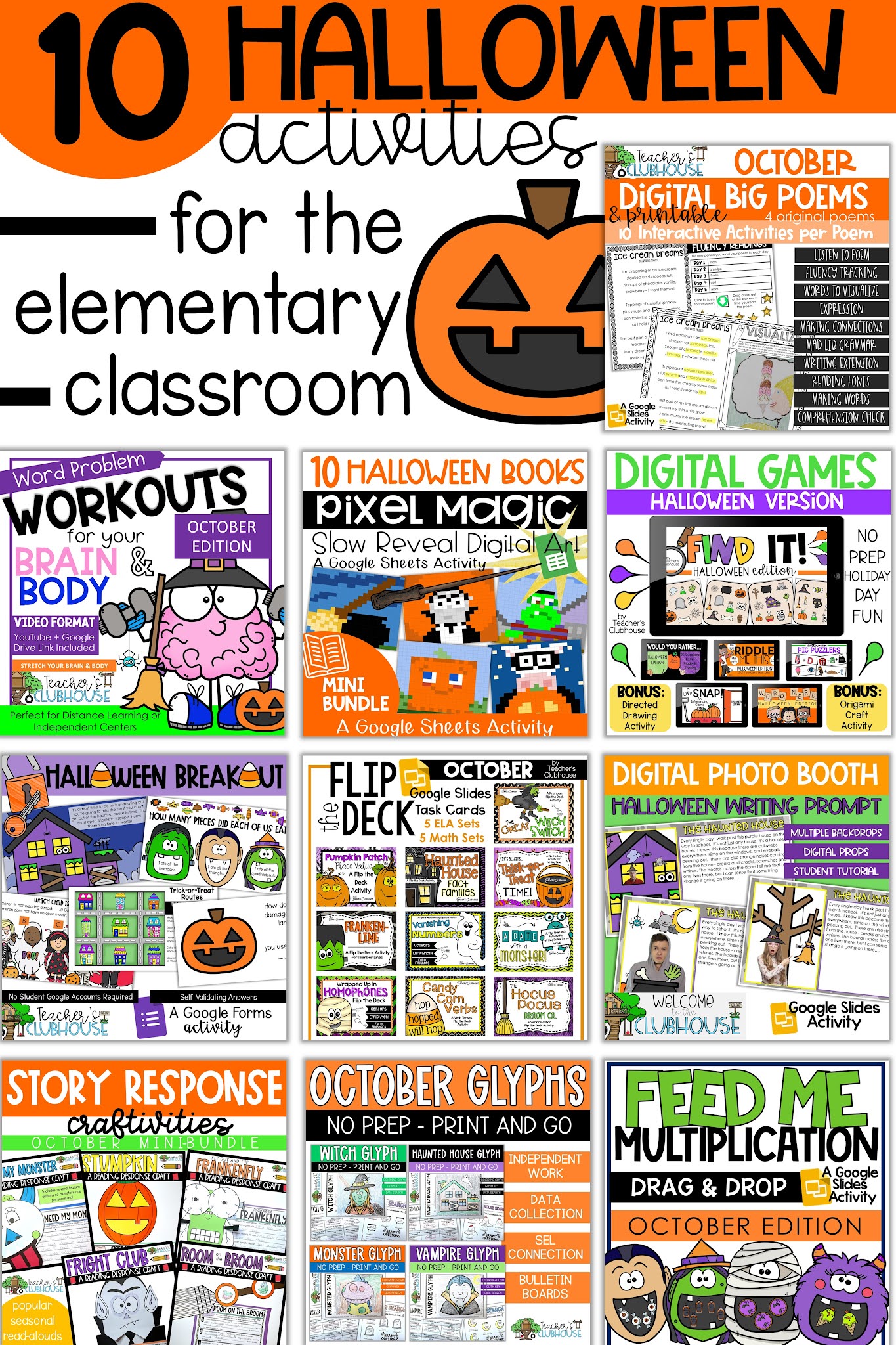 10 Halloween Activities for the Classroom - *Teaching Maddeness*