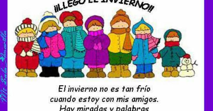 Escuela N° 4.703 Gral. Manuel Belgrano: Bienvenido invierno...