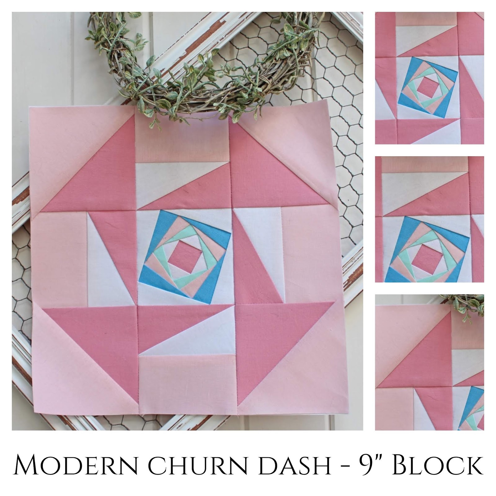 {Classic Quilt Blocks} Churn Dash - Add A Twist! - Threadbare Creations