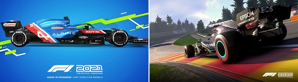 Comparison: Differences of F1 2021 vs F1 2020