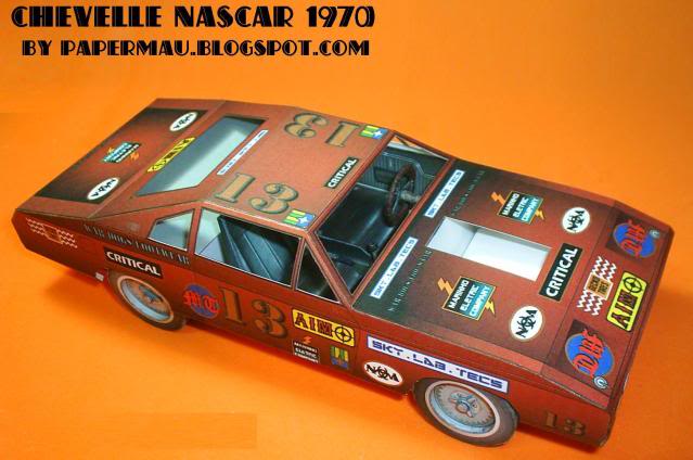 Chevrolet Chevelle 1970 - Nascar Body Papercraft | Papercraft Paradise ...