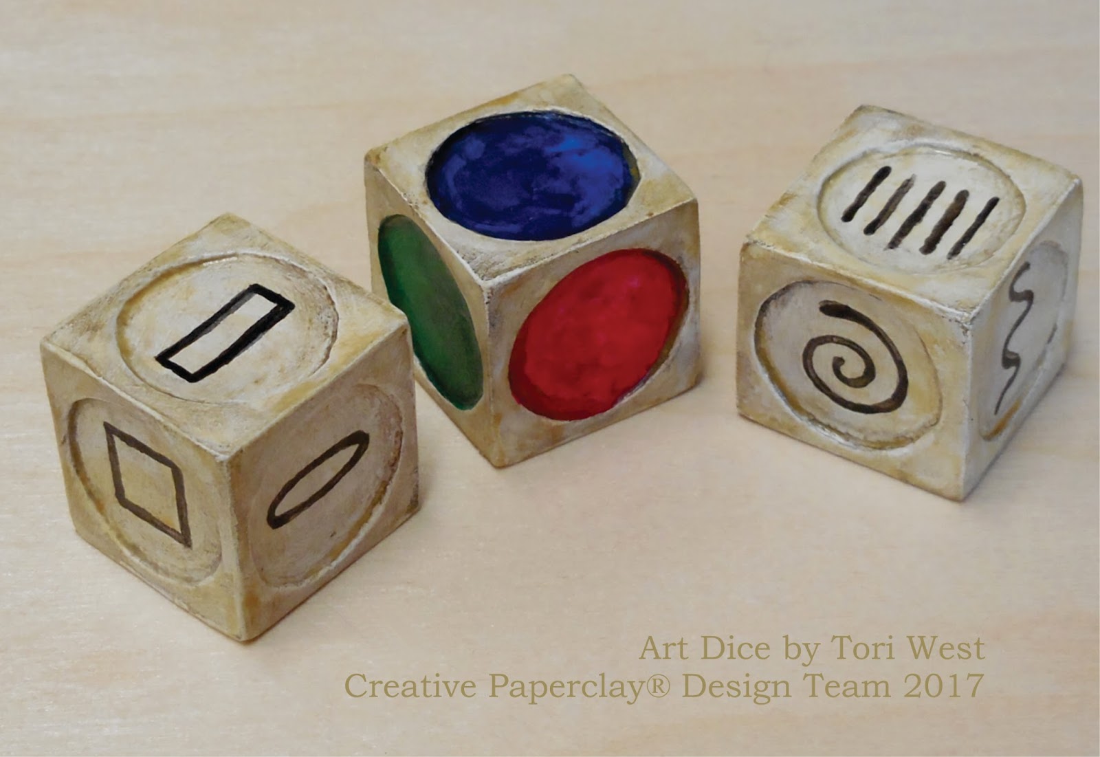 Creative Paperclay® air dry modeling material: Art Dice - Inspirational ...