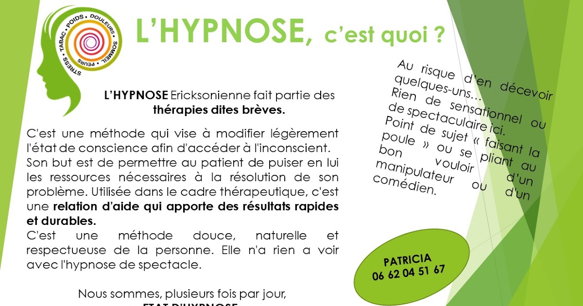 ZEN HYPNOSE - PATRICIA: L'HYPNOSE, c'est quoi