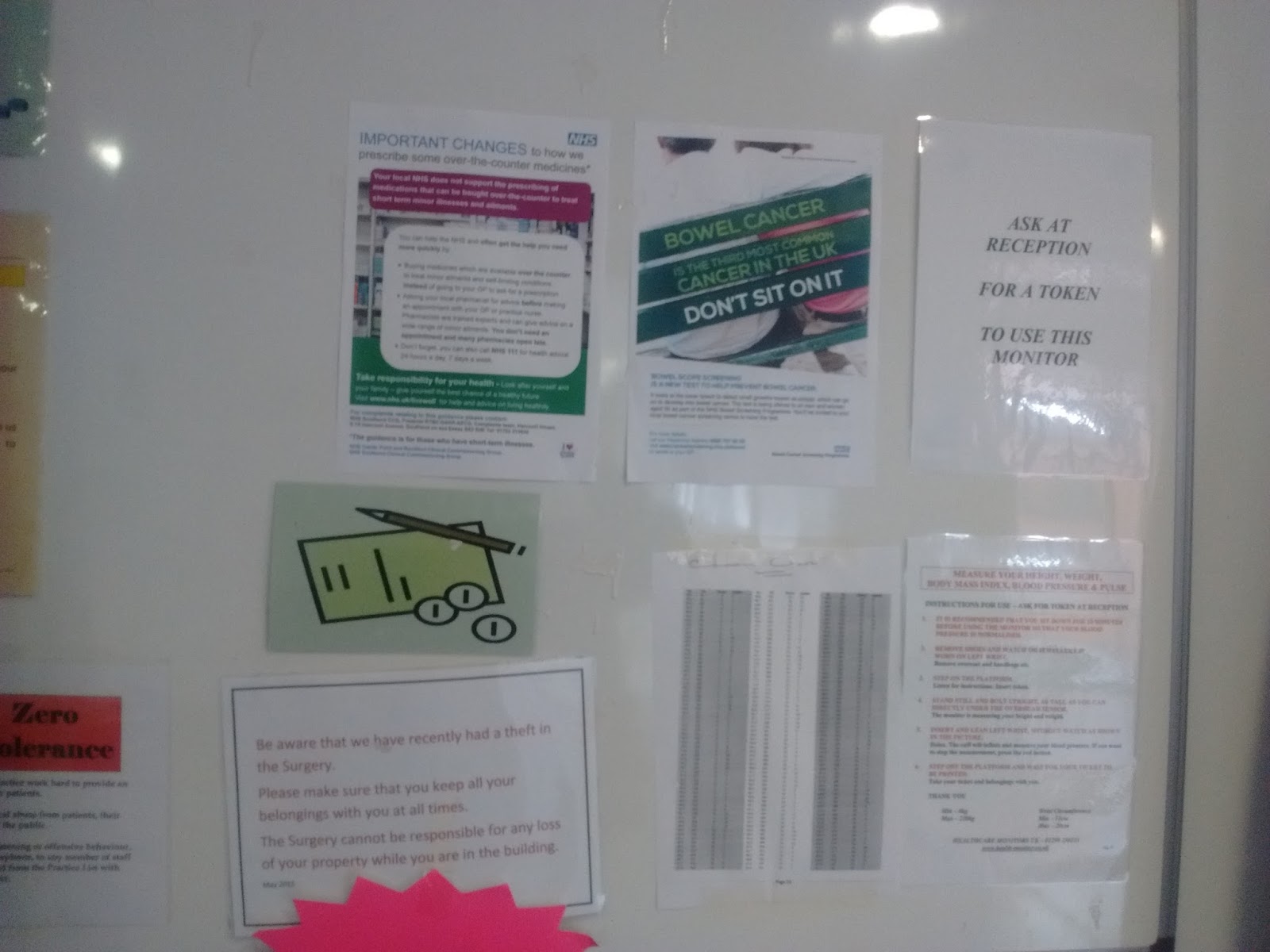 a word from wier: Valkyrie Surgery noticeboards lacking anything on the STP