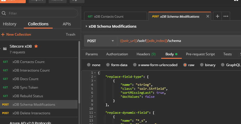 Sitecore Xdb Solr Xdb Index Troubleshooting Postman Collection ~ Mart S Sitecore Art