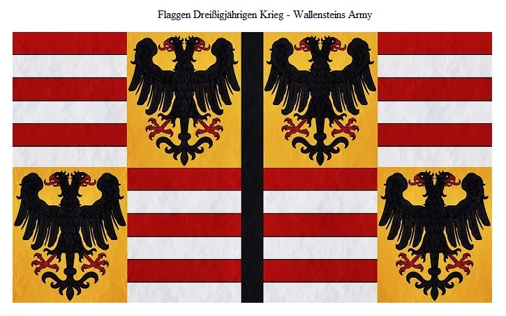 michas figuren: Flaggen Dreißigjährigen Krieg - Wallensteins Army