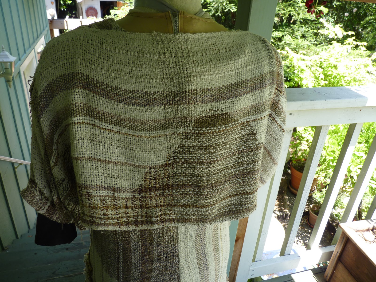 CENTERING WITH FIBER: New Saori top for the dress/jumper