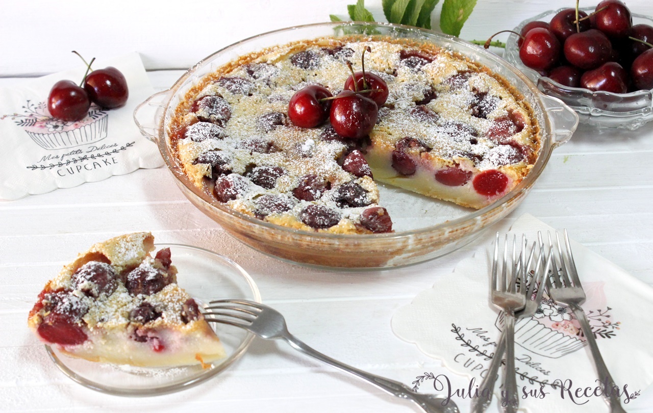 JULIA Y SUS RECETAS: Clafoutis de cerezas