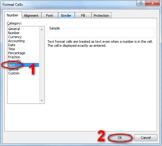 Cara Menulis Angka Nol Depan di Excel - Sharing Ilmu Yuk...!!!