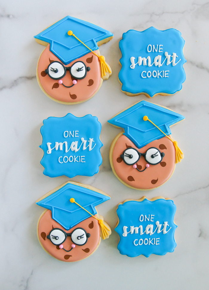 One Smart Cookie Graduation Girl Cookies | Bake at 350°