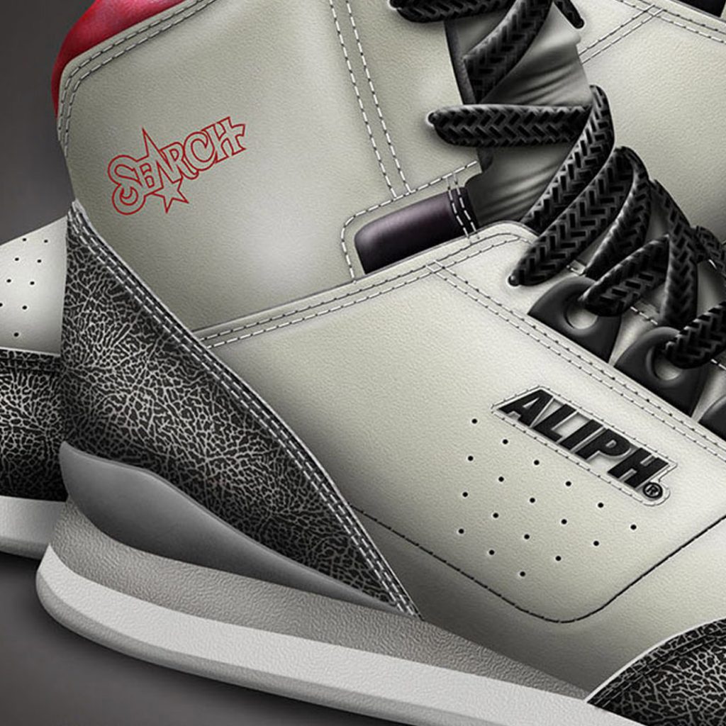 Koleksi terhad Kasut Aliph X Search untuk dimiliki.