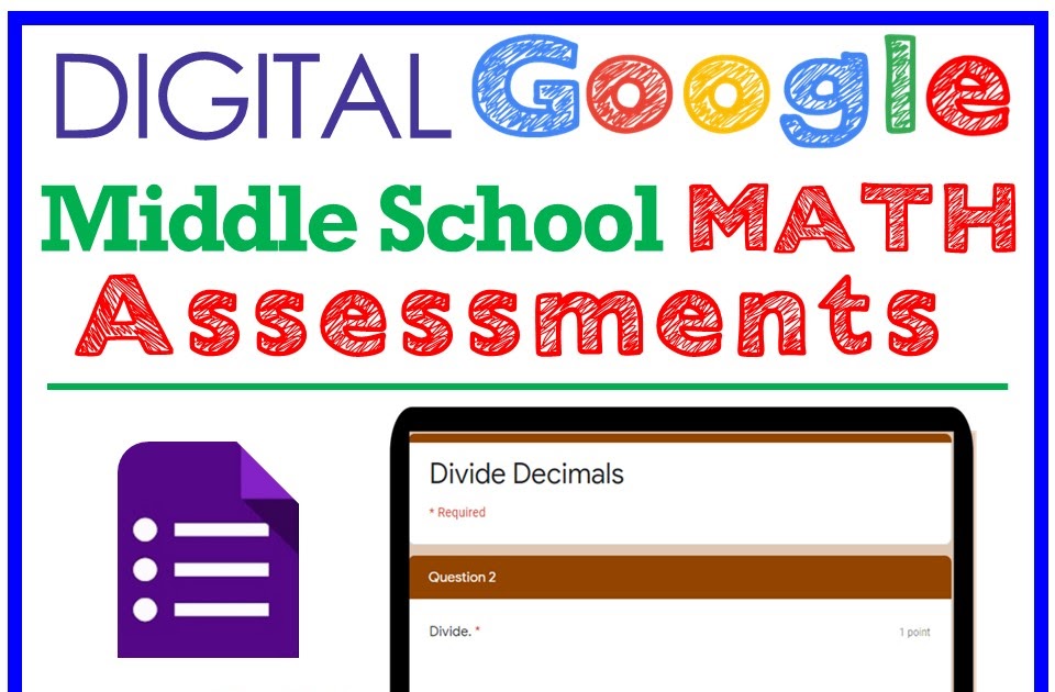 Exceeding the CORE: Digital Google Math Assessments (Distance Learning)