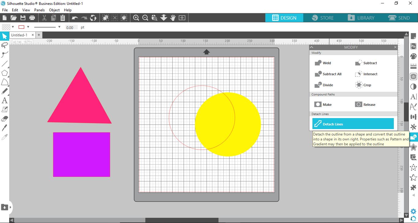 How To Use The Modify Tool In Silhouette Studio | Design Bundles