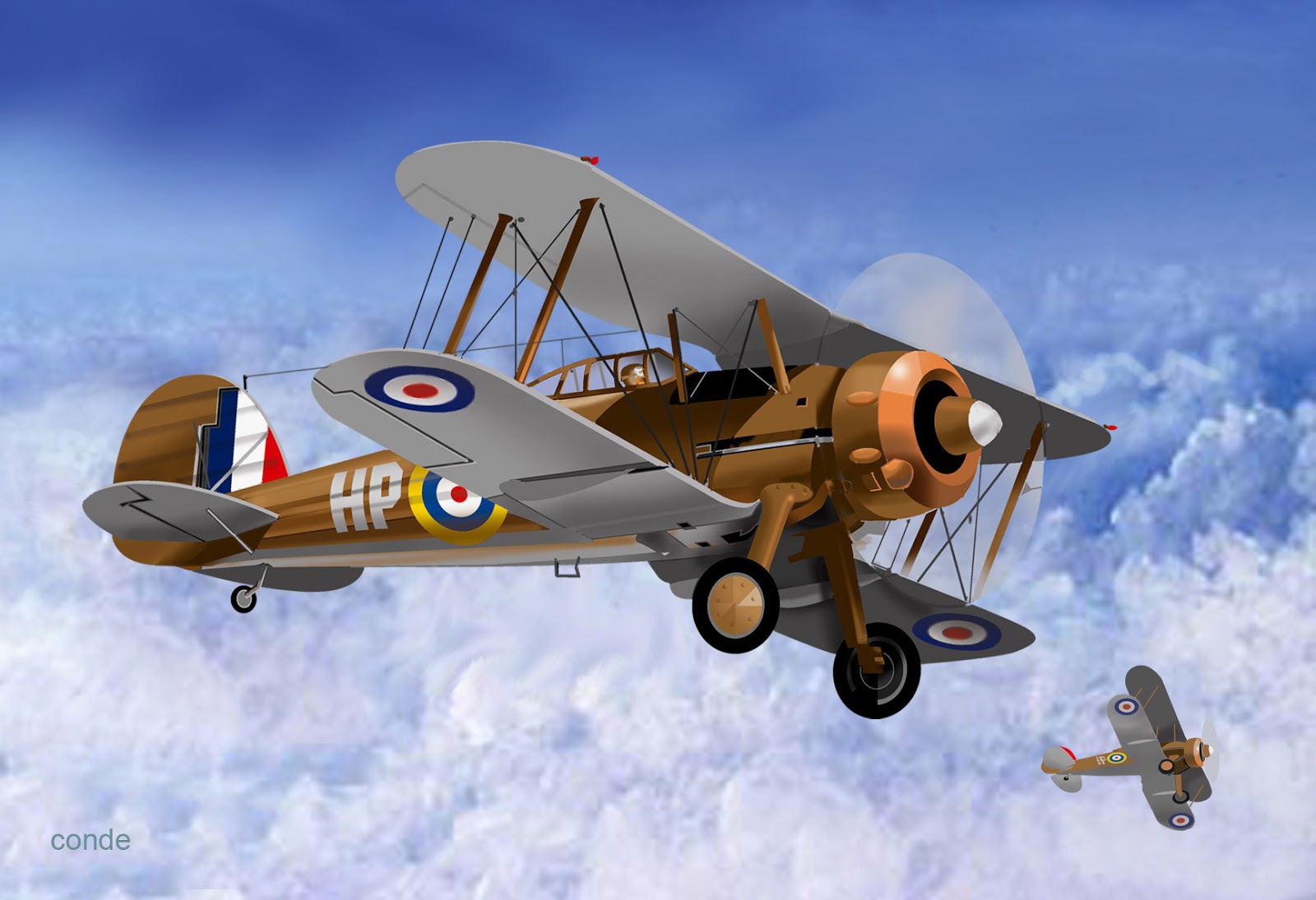 cromos m. conde: GLOSTER GLADIATOR