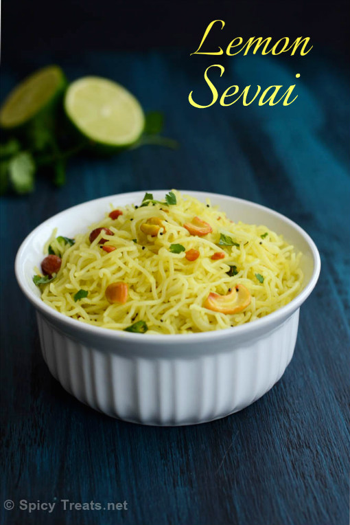 Spicy Treats: Lemon Sevai | Lemon Idiyappam Recipe | How To Make Lemon ...