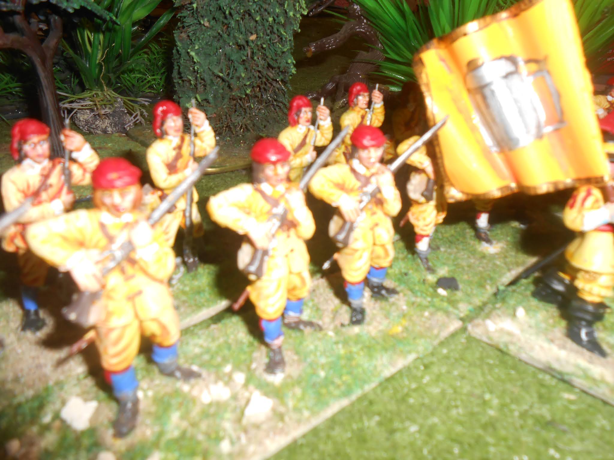 A Yellow Coated Beerstein/ECW Musketeer Regiment With A Typical ...