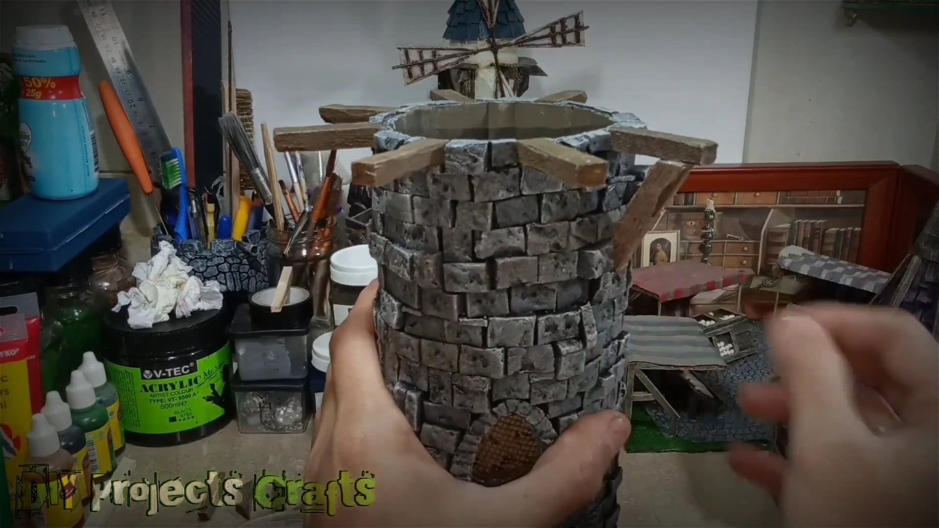 How to make Medieval Stone Tower for your Diorama or Tabletop Game