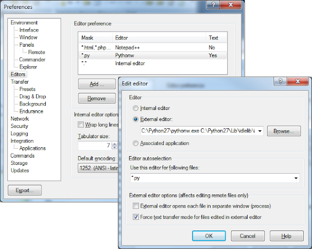 Tech Blog Edit Python Files With Idle From Winscp