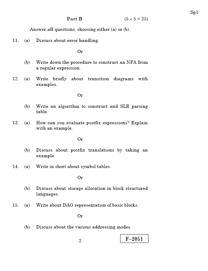 Alagappa University M.Sc.,(CS)- PRINCIPLES OF COMPILER DESIGN APRIL ...
