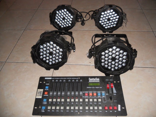 Sewa Lighting Par led 36 ( 4 unit ) + mixer Rp 800.000 ...