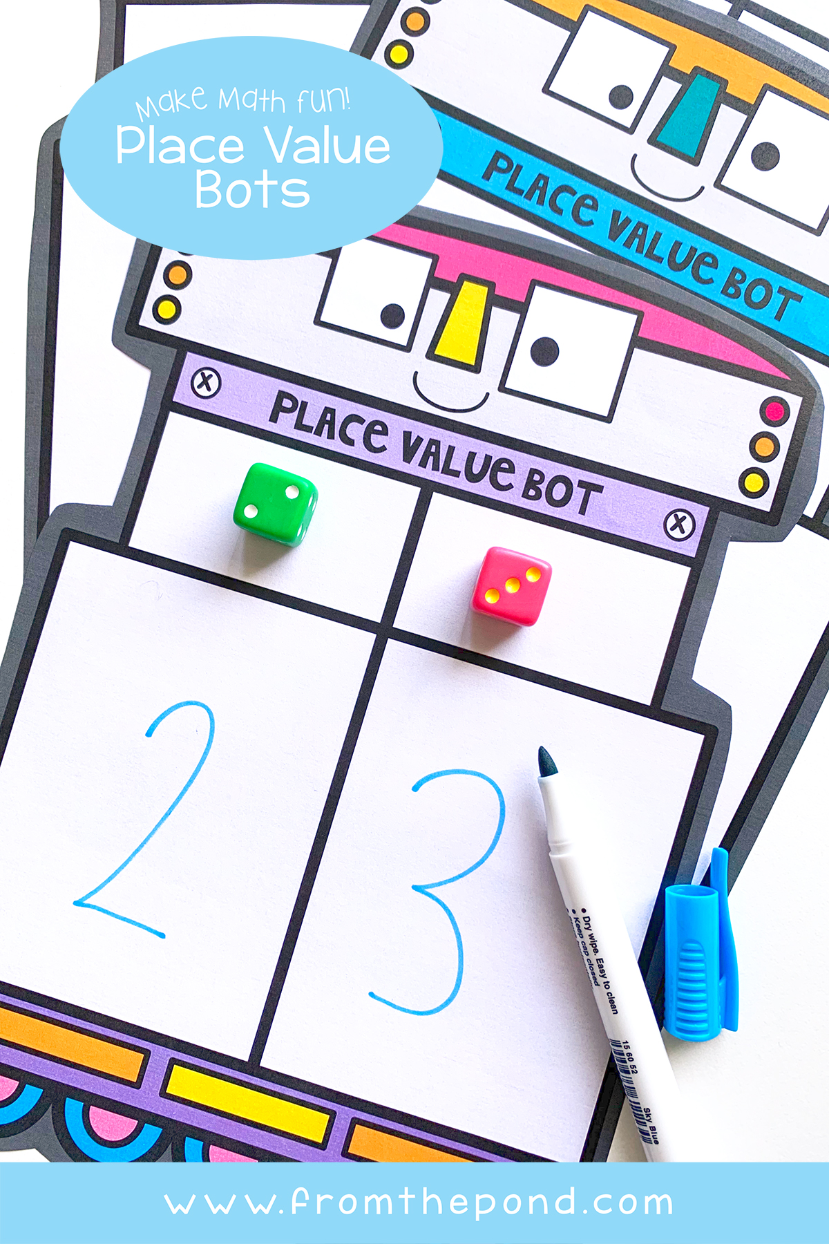 2 Digit Number Place Value | From the Pond