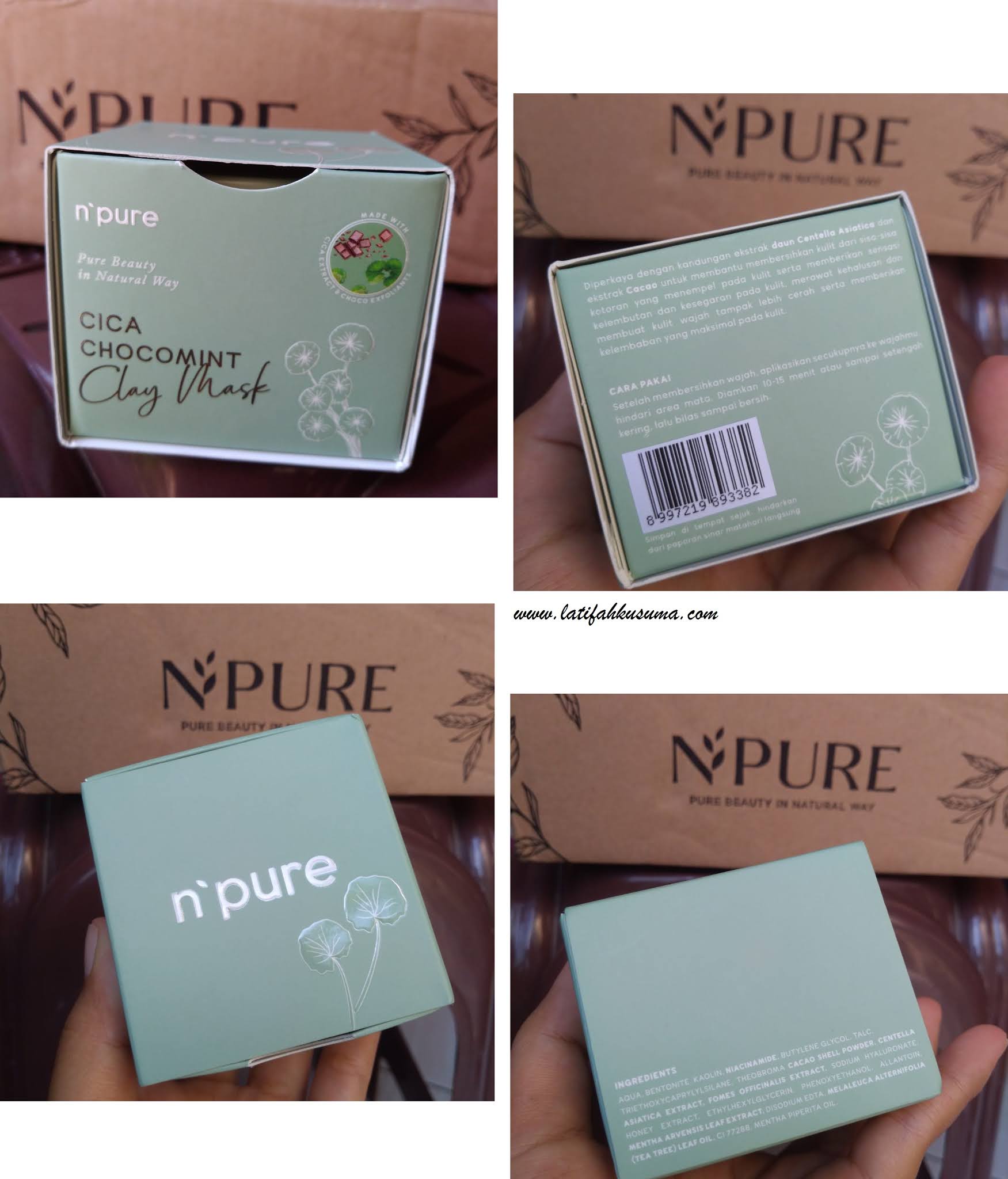 N’PURE Cica Chocomint Clay Mask, Teman Me Time Terbaik