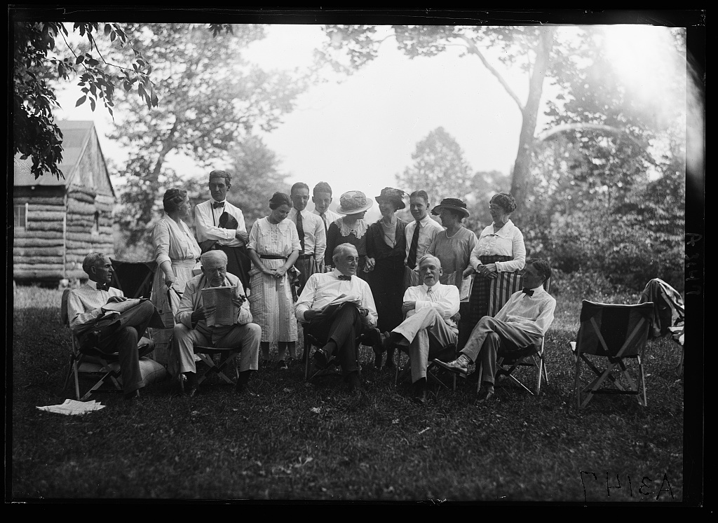 Rare Vintage Photographs of President Warren G. Harding Auto-Camping ...