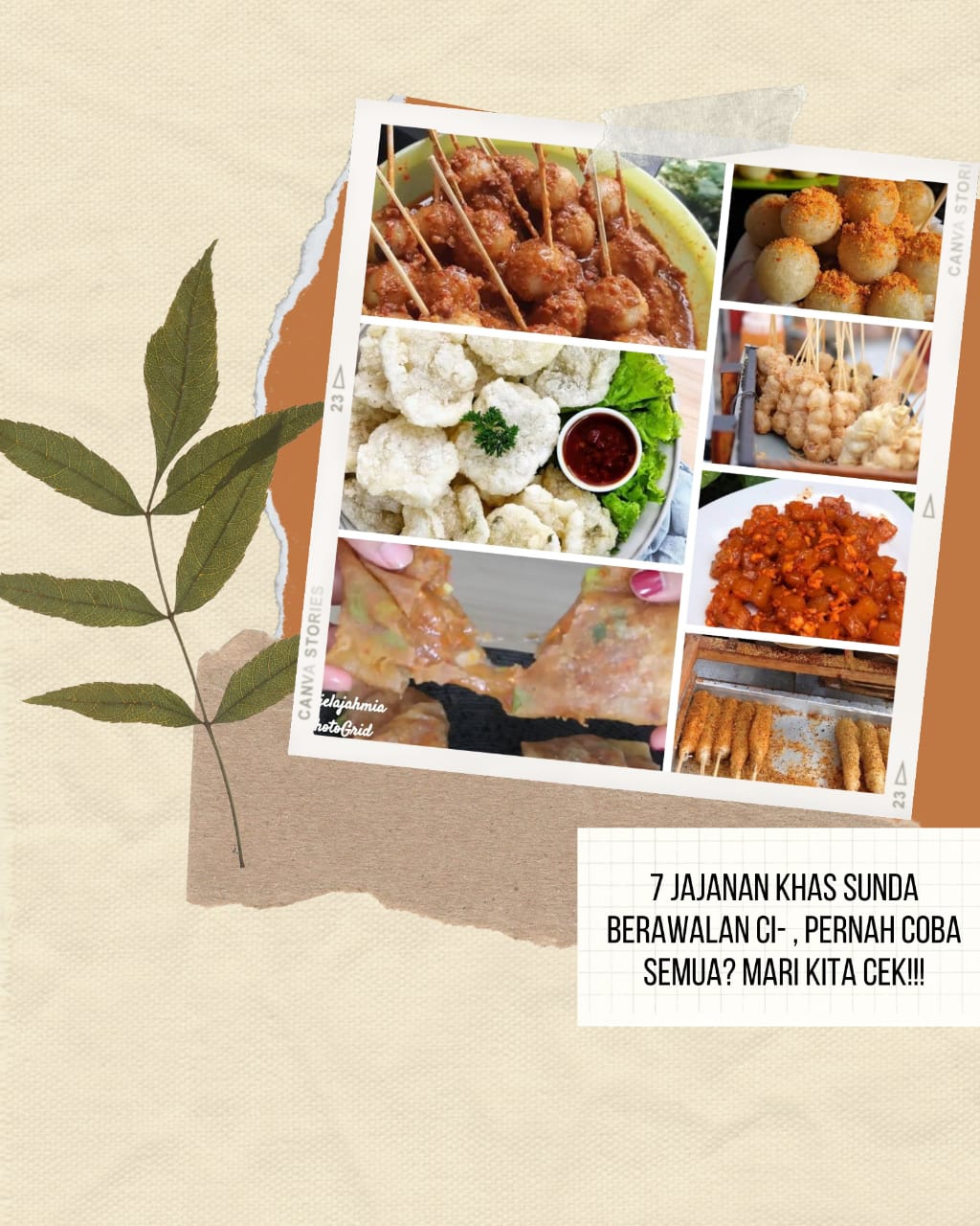 7 JAJANAN KHAS SUNDA BERAWALAN CI- , PERNAH COBA SEMUA? MARI KITA CEK ...