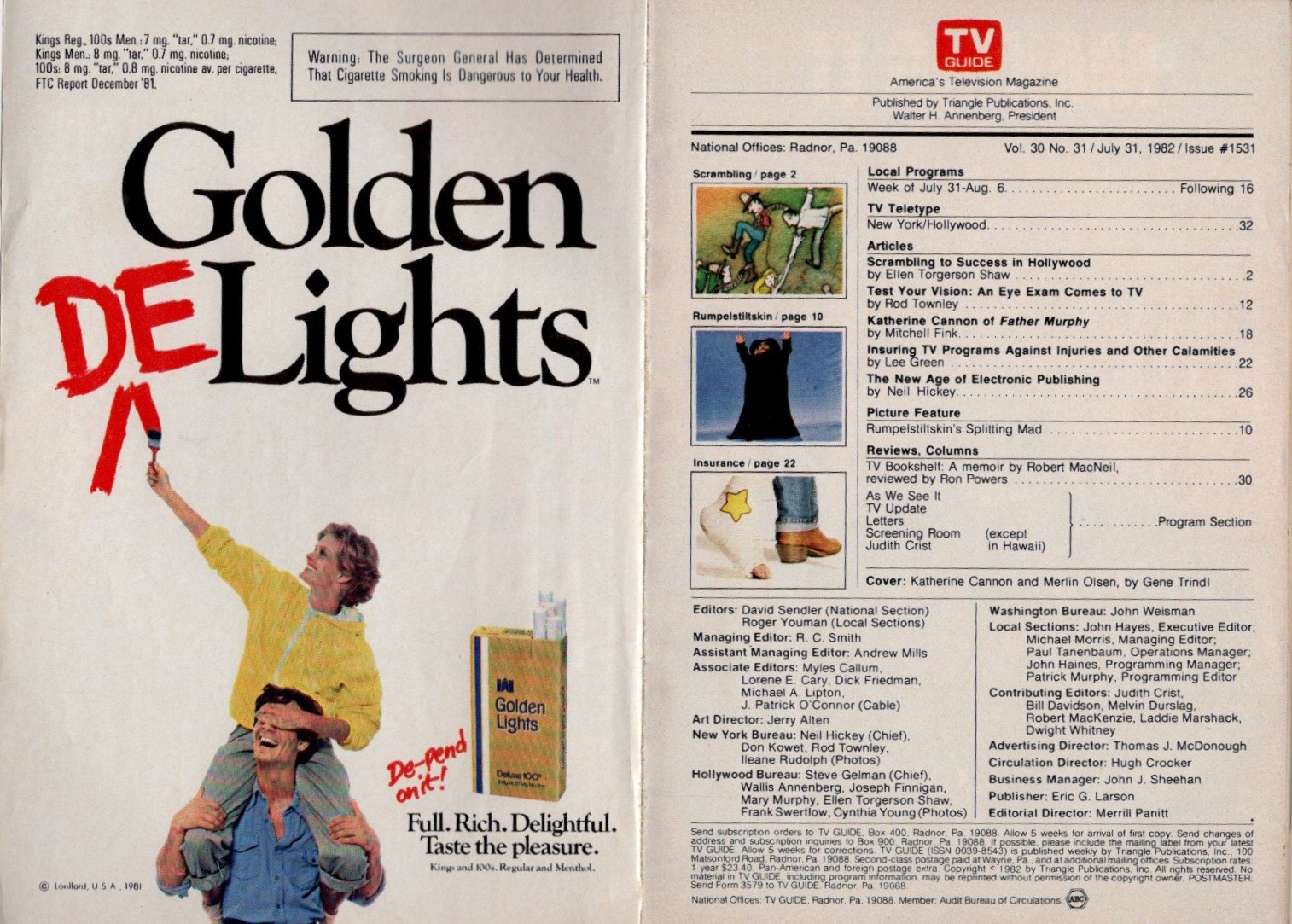 Garage Sale Finds: What was on TV July 31st through August 6th, 1982