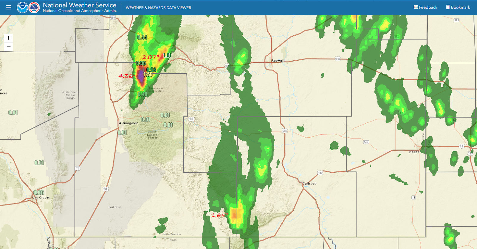 SE New Mexico's Flash Flood Threats.