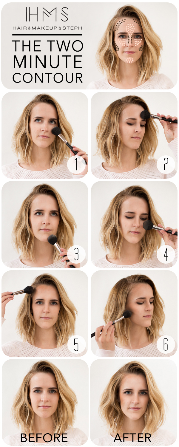 The Two Minute Contour | Hair and Make-up by Steph | Bloglovin’