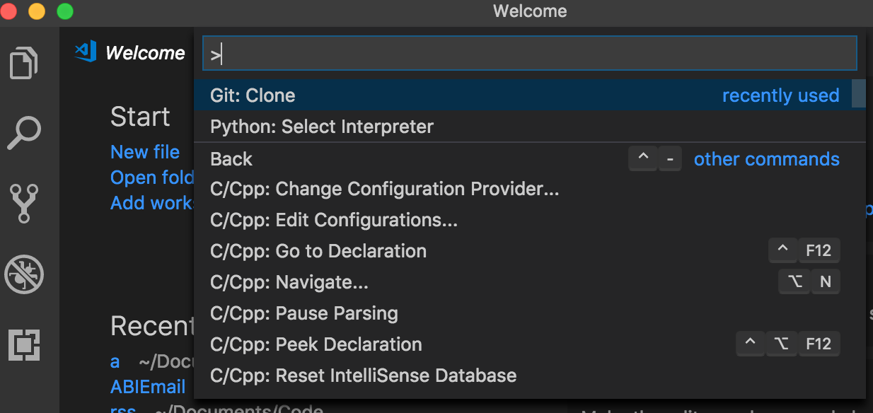 Jan David Narkiewicz (Developer): Git on OS/X in Visual Studio Code