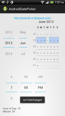 Android-er: Example of using TimePicker and OnTimeChangedListener()