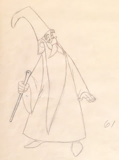 Animation Collection: Original Production Animation Drawing of Merlin ...
