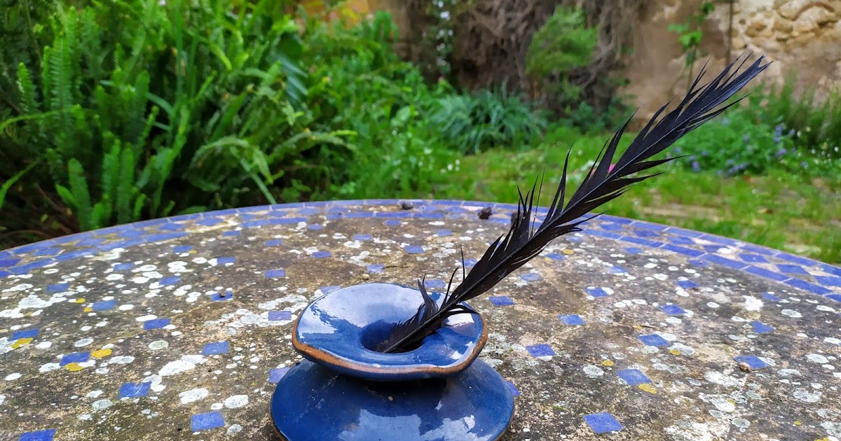 Una pluma en el jardín