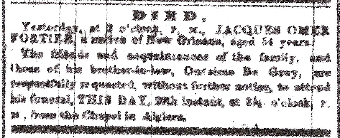 Climbing the Branches of My Family Tree: SUNDAY'S OBITUARY - Jacques ...