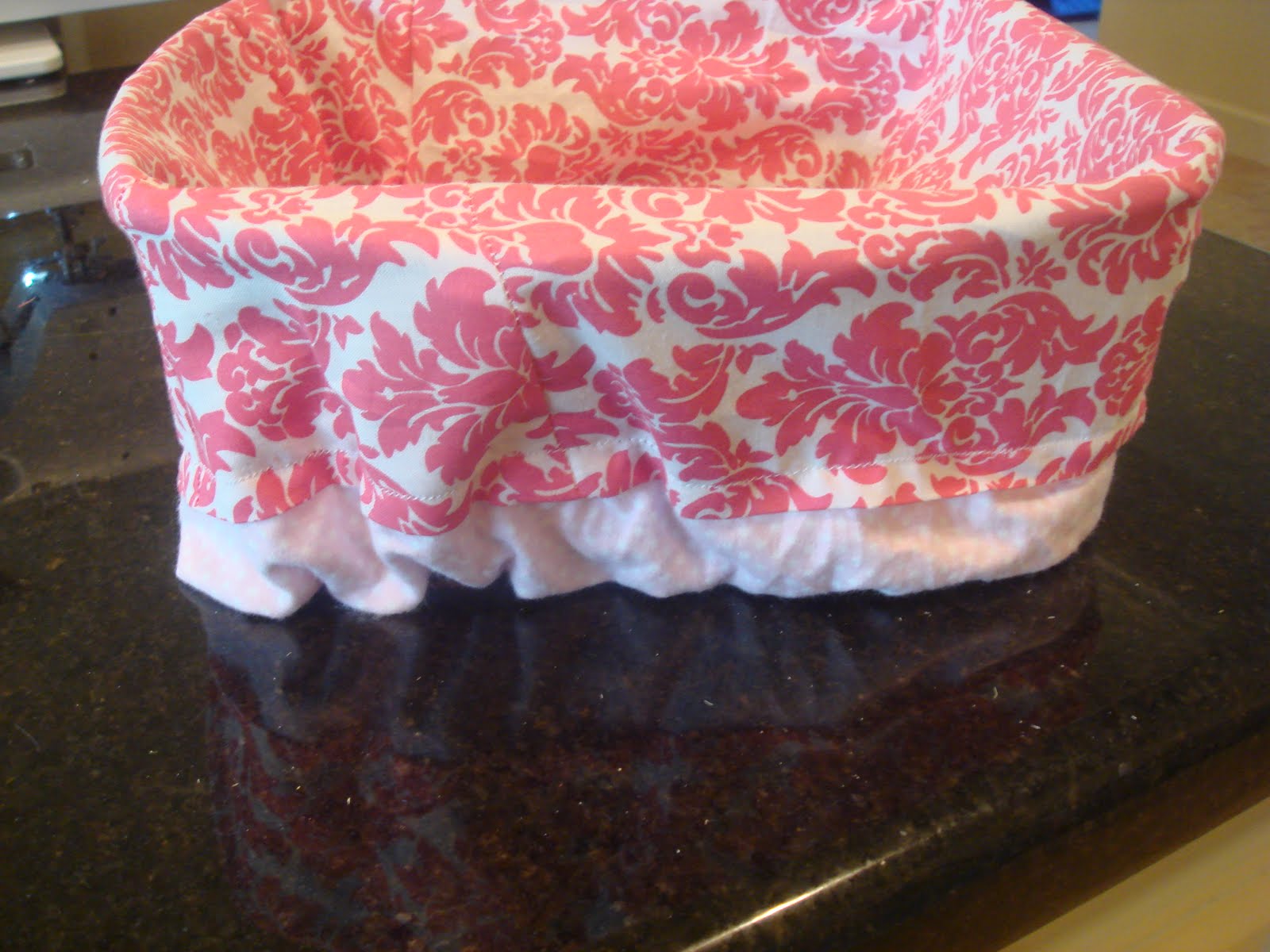 Prudently Painted Vintage: A frilly Easter basket