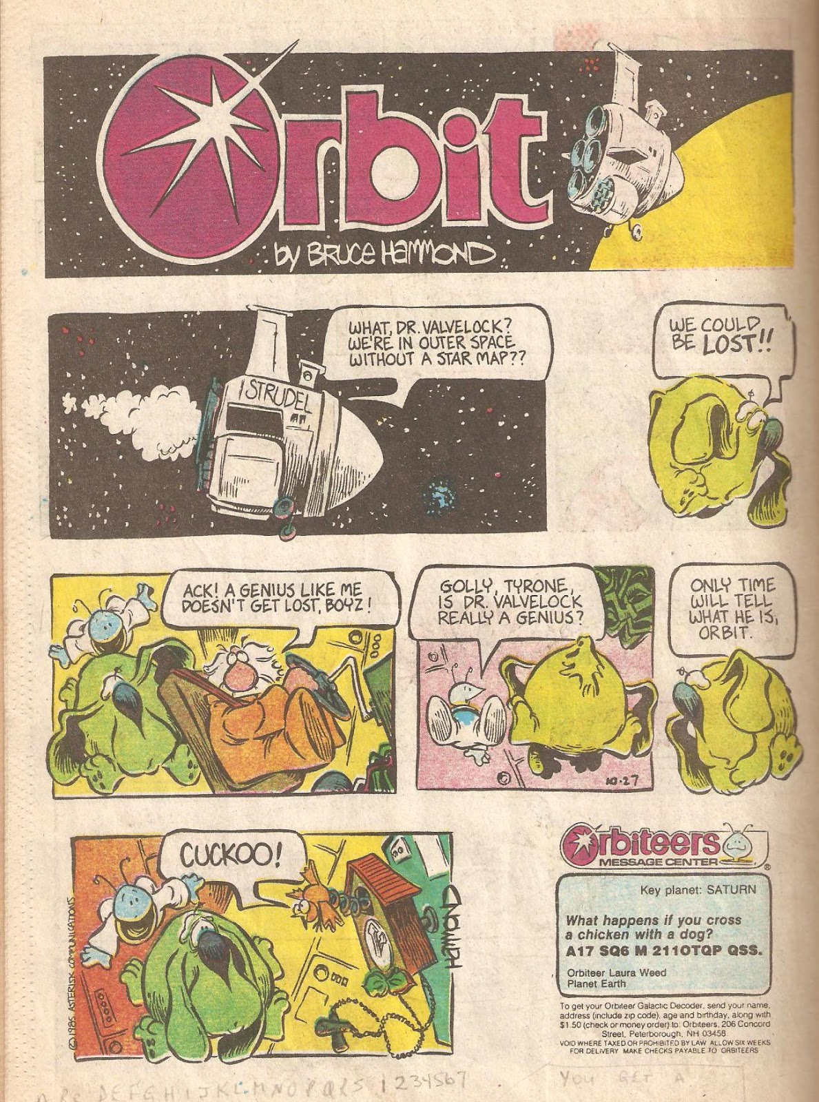 Sunday Comics Debt: Return to Orbit