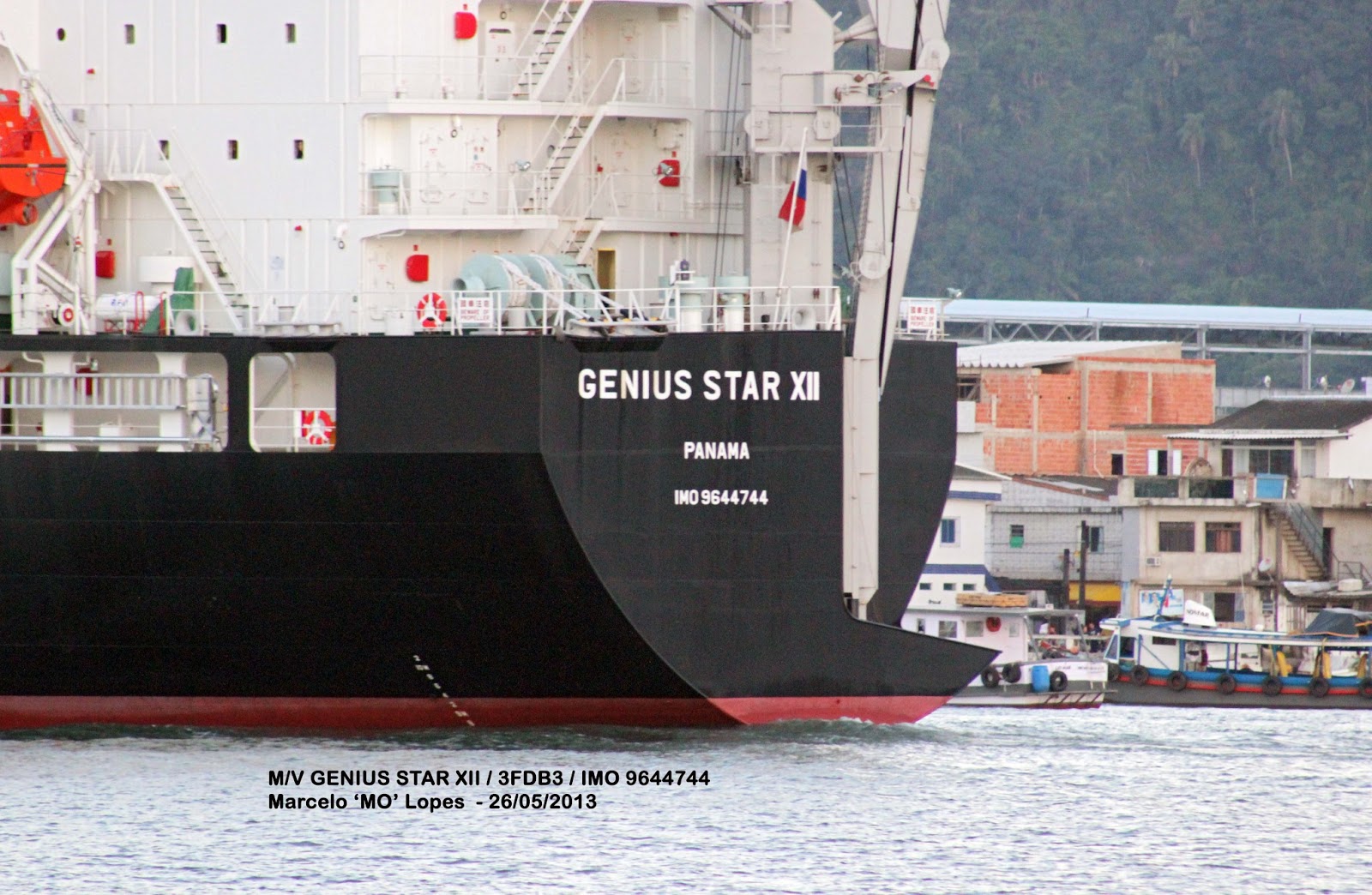 Santos Shiplovers: M/V Genius Star XII / 3FDB3 - Viagem inaugural em Santos